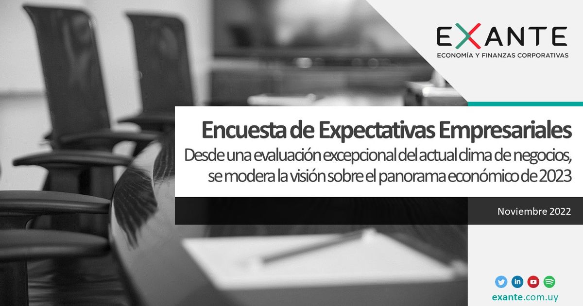 Encuesta de Expectativas Empresariales | Noviembre 2022 | Exante